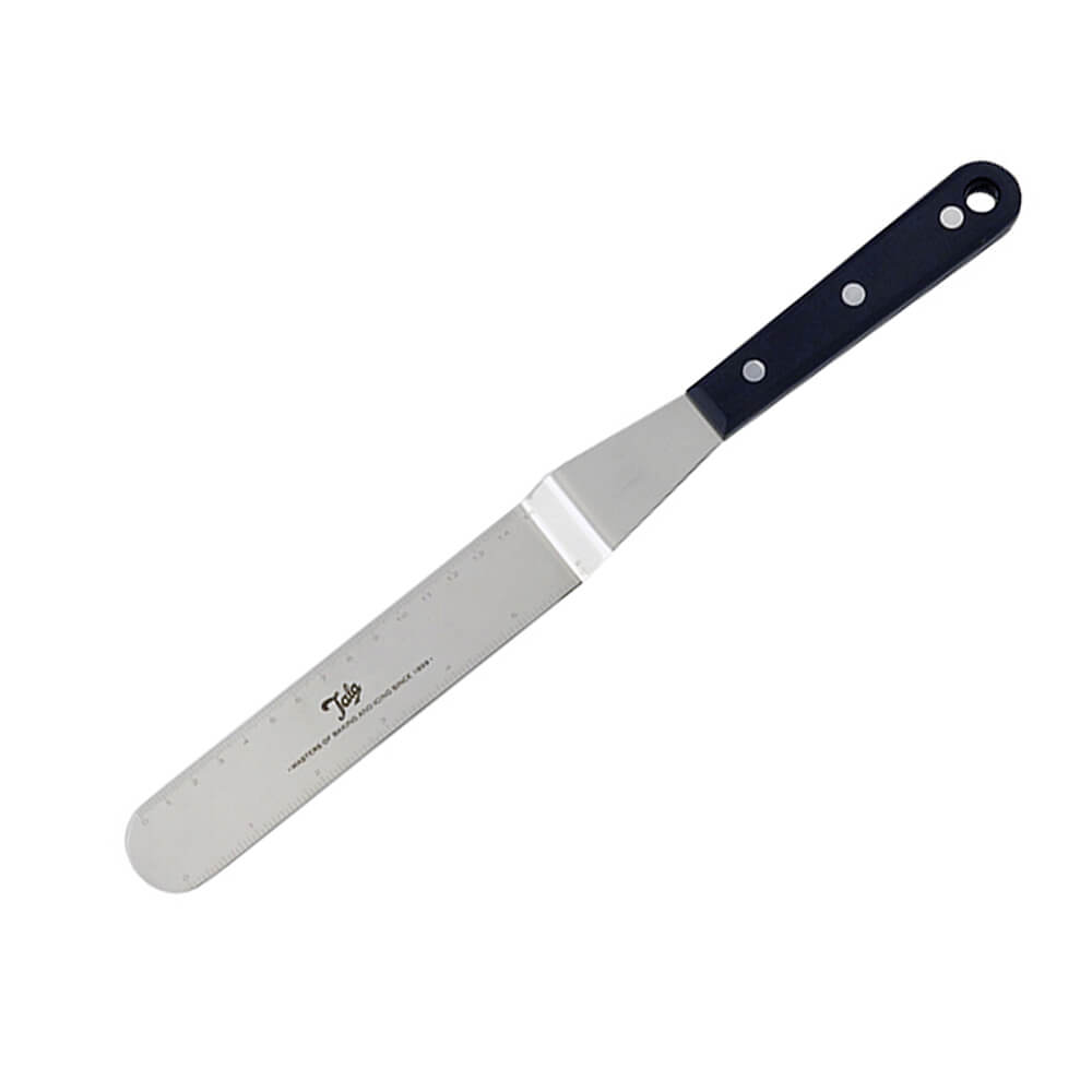Tala Stainless Steel Angled Spatula with Measurements