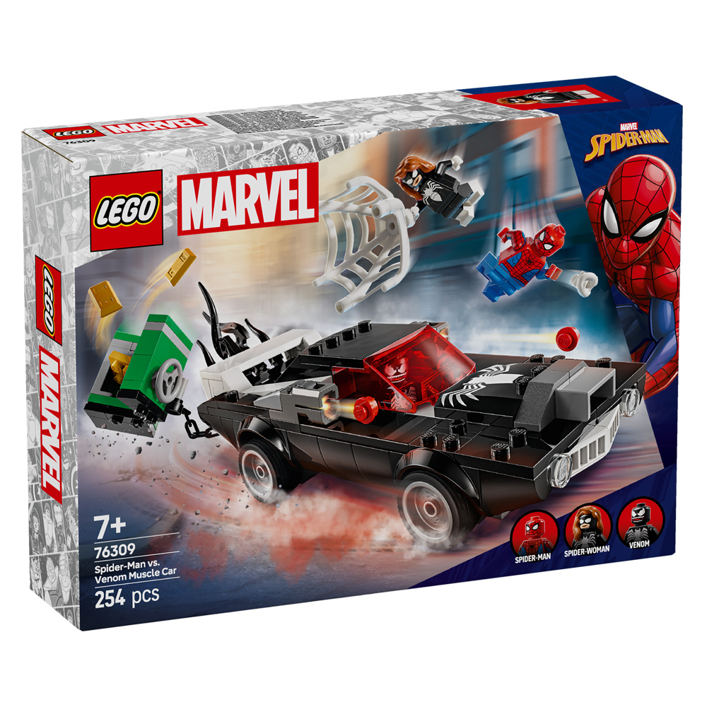Lego Marvel Spider-Man vs. Venom Muscle Car 76309 | Jarrolds, Norwich